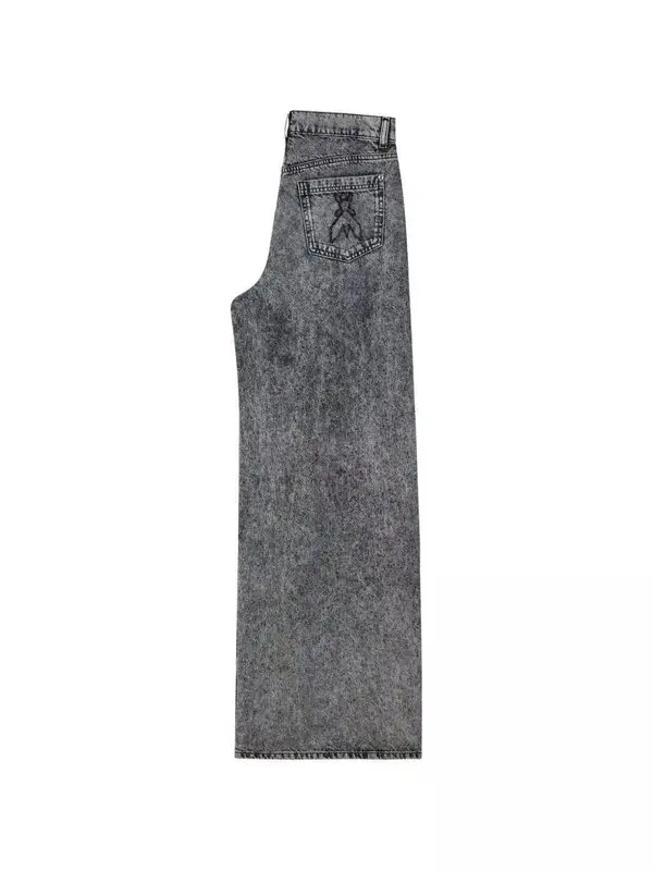 Patrizia Pepe Acid-wash Wide-leg Jeans