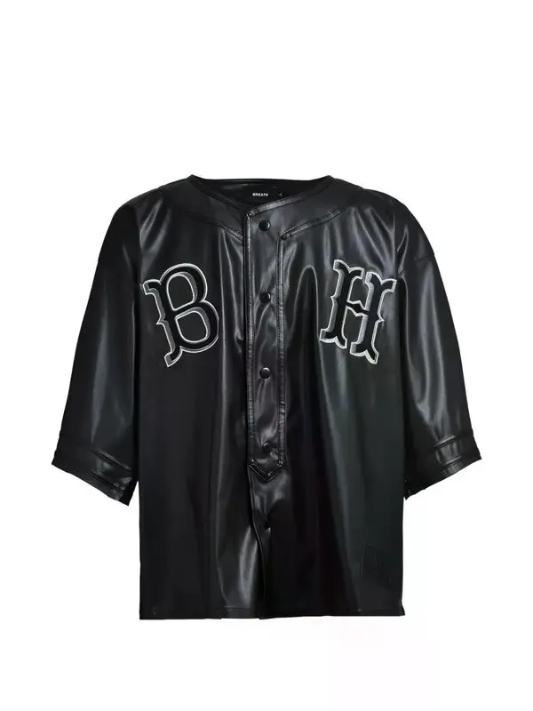 BREATH Logo-embroidered Baseball Shirt