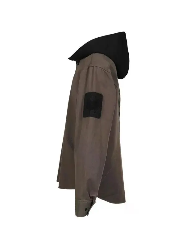 DIARY 1999 Logo-print Hooded Shirt