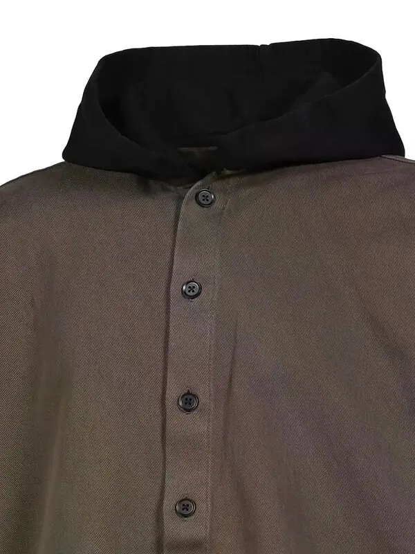 DIARY 1999 Logo-print Hooded Shirt