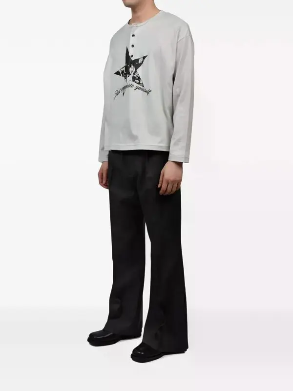 CEDARWOOD Graphic-print Long-sleeve T-shirt