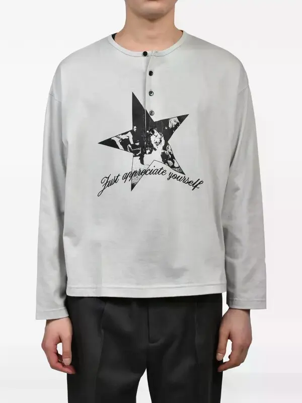 CEDARWOOD Graphic-print Long-sleeve T-shirt