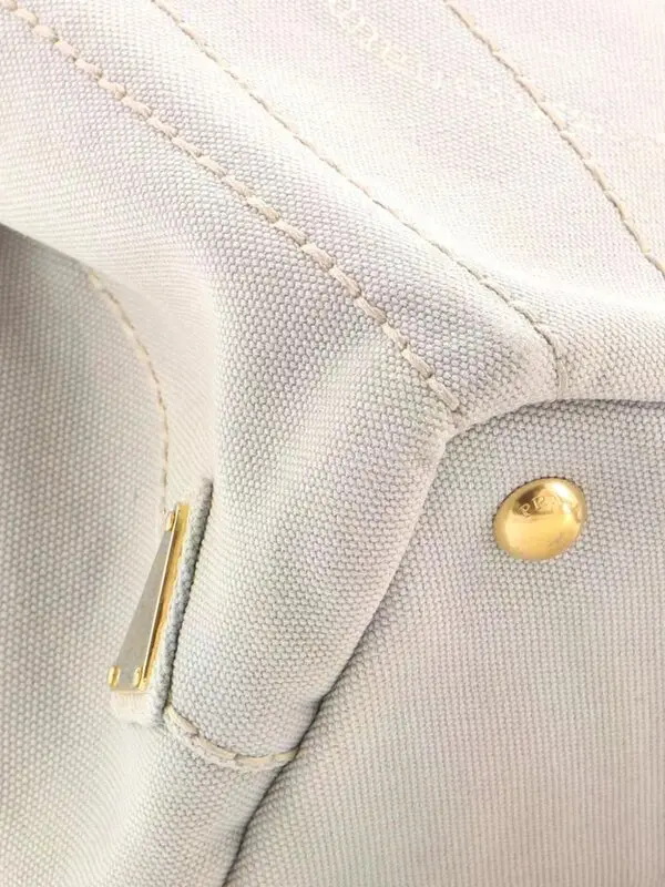 Prada Canapa Convertible Canvas Mini Tote Bag