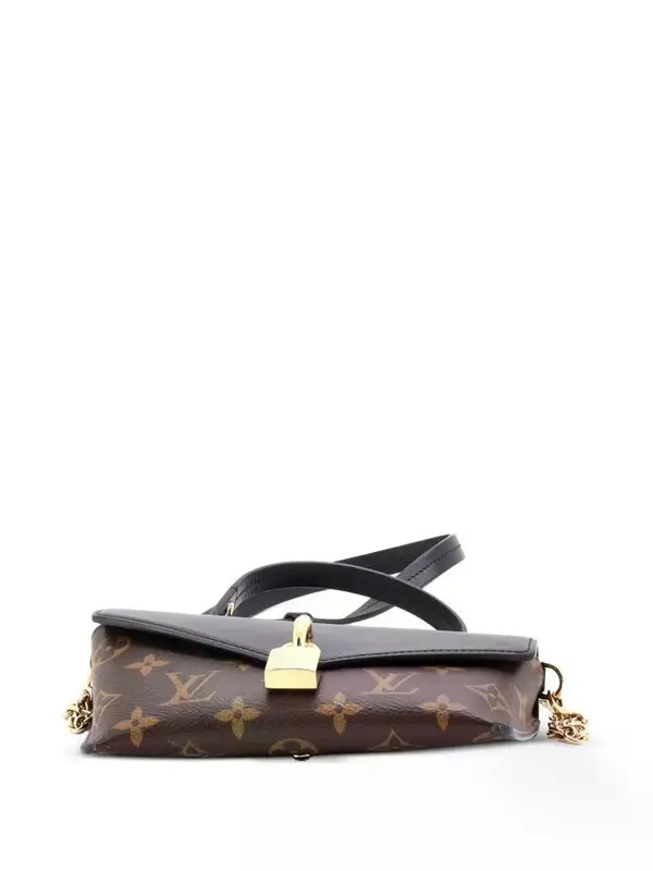 LOUIS VUITTON Monogram Canvas And Leather Crossbody Bag - Black