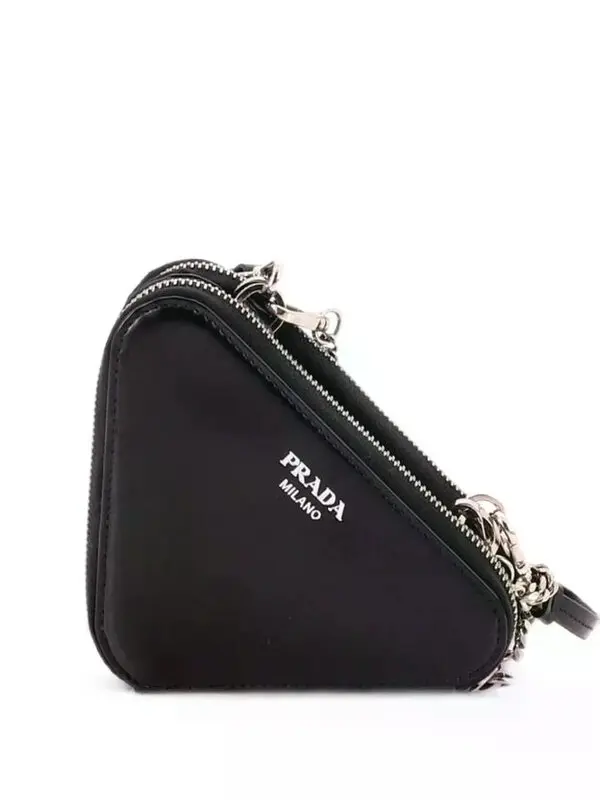 Prada Crystal Embellished Satin Mini Crossbody Bag