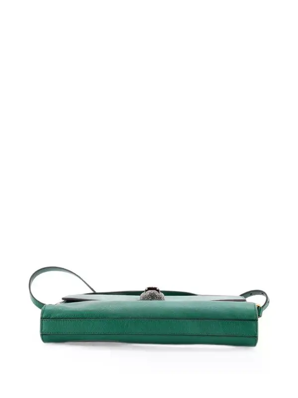 Gucci Crystal Animalier Leather Medium Crossbody Bag