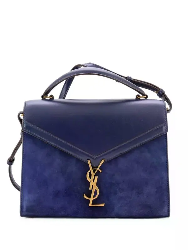 Saint Laurent Cassandra Medium Shoulder Bag - Blue