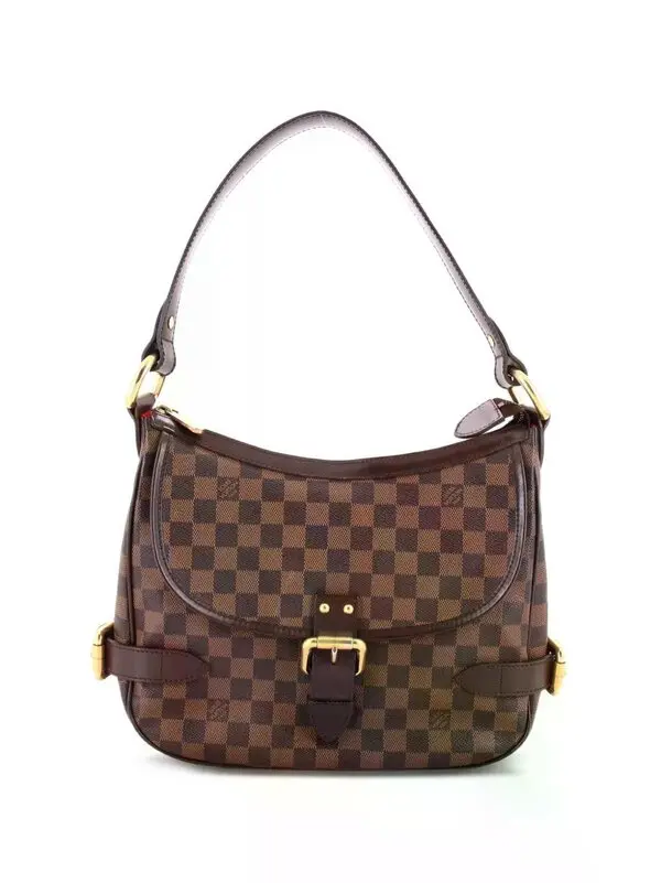 LOUIS VUITTON Damier Highbury Hobo Bag - Brown