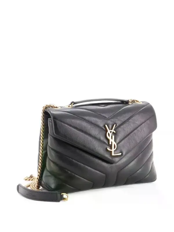 Saint Laurent Loulou Matelasse Chevron Leather Small Shoulder Bag