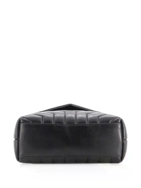 Saint Laurent Loulou Matelasse Chevron Leather Small Shoulder Bag