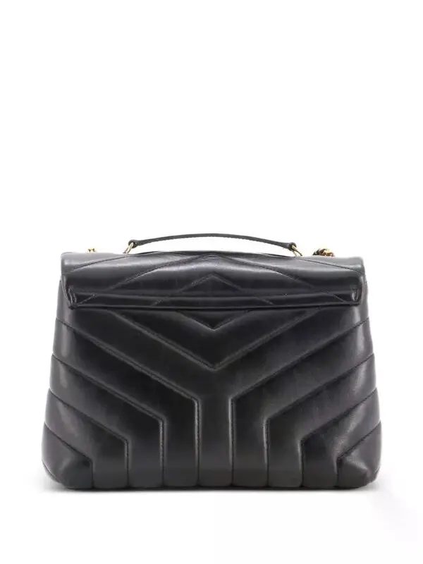 Saint Laurent Loulou Matelassé Chevron Leather Small Shoulder Bag