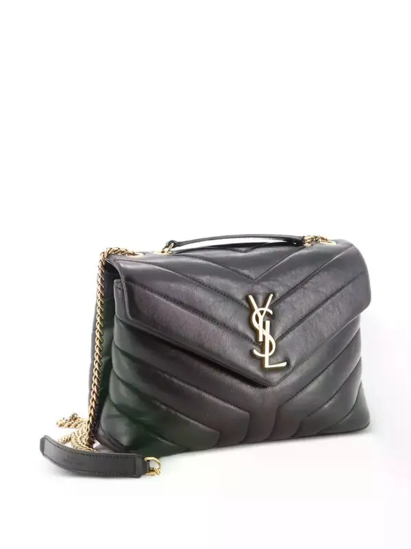 Saint Laurent Loulou Matelassé Chevron Leather Small Shoulder Bag