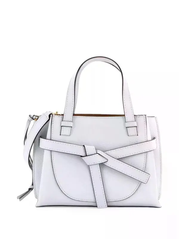 Loewe Leather Mini Satchel - Blue