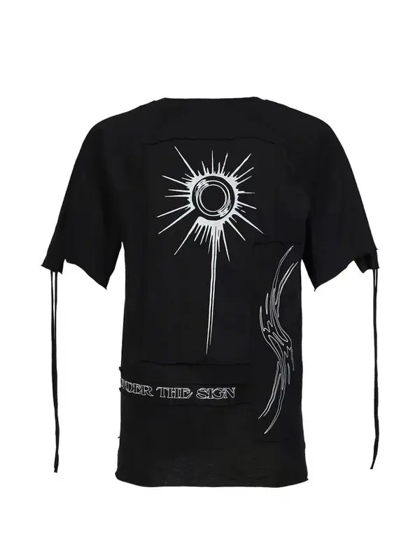 UNDER THE SIGN Uts Chronicles Printed Patchwork T-shirt