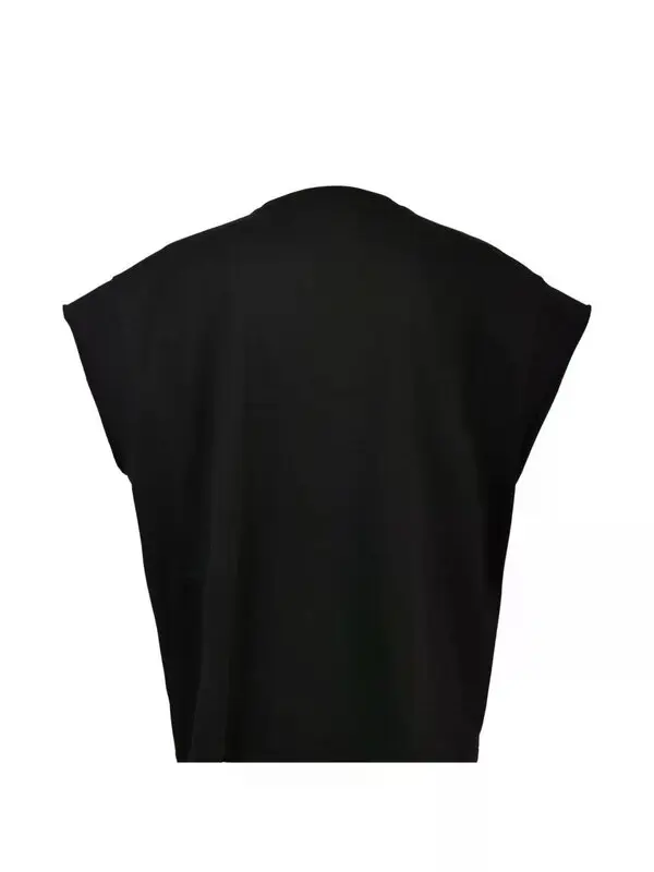 INTODUSK Blackletter Logo-print Cut-off T-shirt