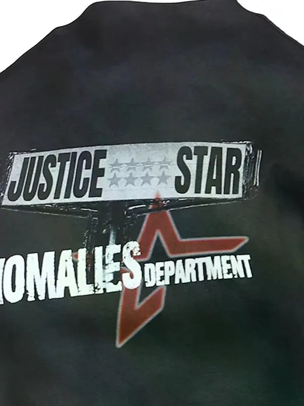 ANOMALIES DEPARTMENT Graphic-print Mock-neck T-shirt