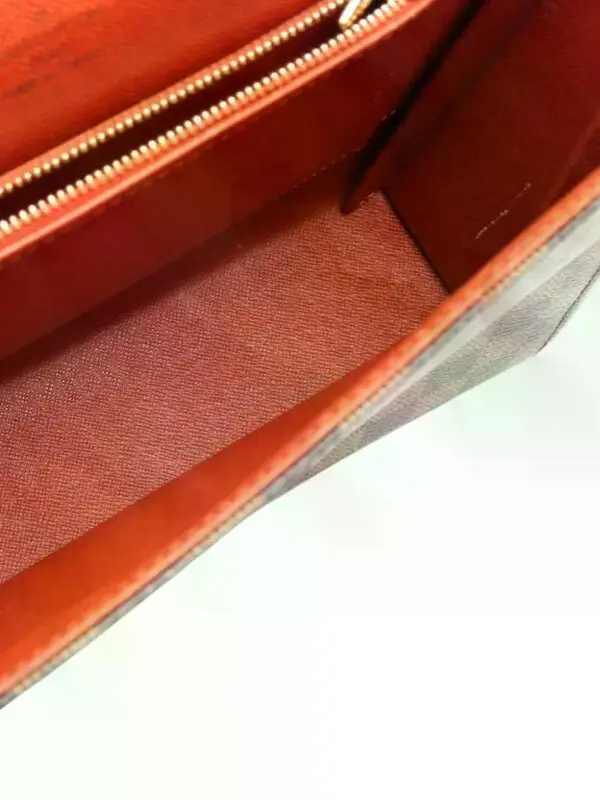 LOUIS VUITTON 2001 Damier Ebene Tribeca Carre Shoulder Bag