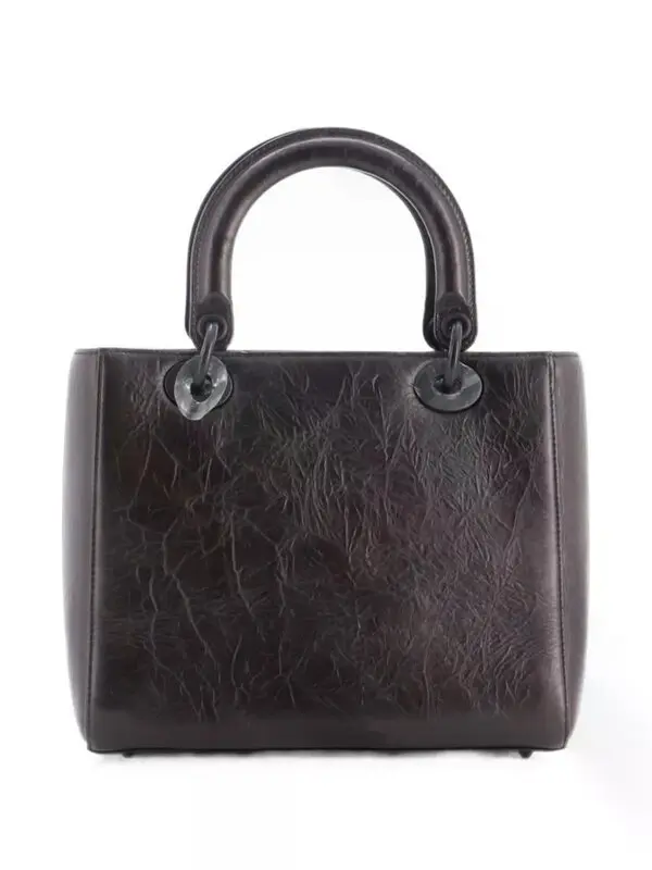 Dior Limited Edition Eiffel Tower Printed Leather Medium Tote Bag