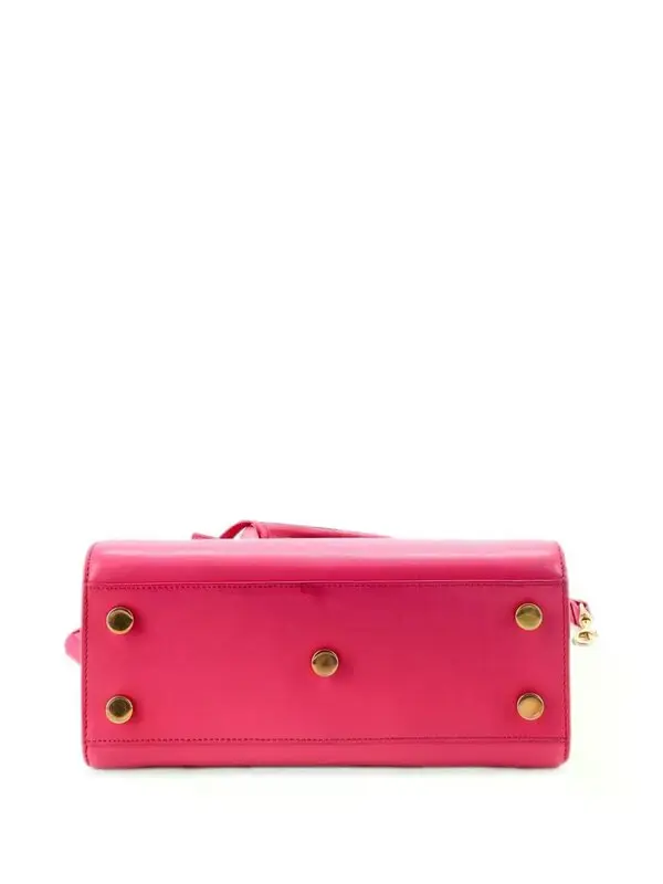 Saint Laurent Sac De Jour Leather Nano Tote Bag - Pink