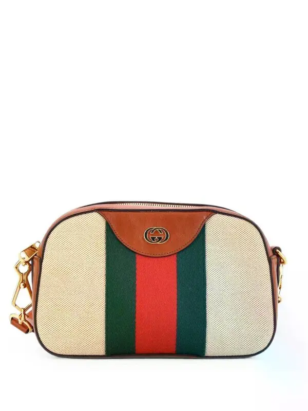 Gucci Vintage Web Canvas Cross Body Camera Bag