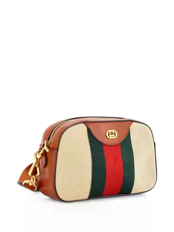 Gucci Vintage Web Canvas Cross Body Camera Bag
