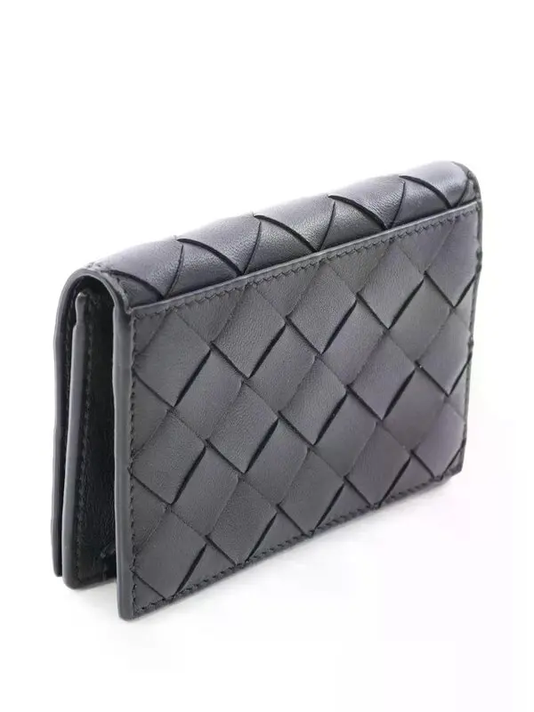 Bottega Veneta Intrecciato Card Holder - Black