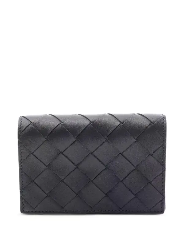 Bottega Veneta Intrecciato Card Holder - Black
