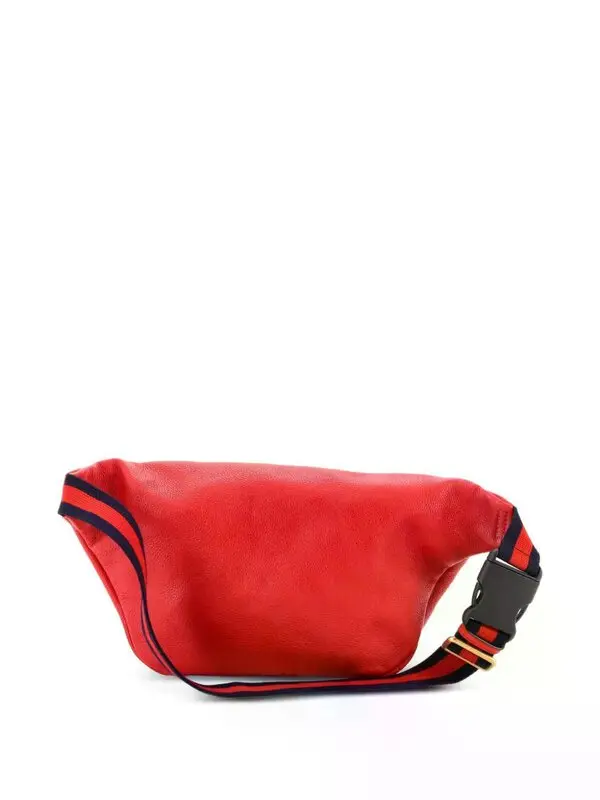 Gucci Logo Printed Leather Medium Belt Bag