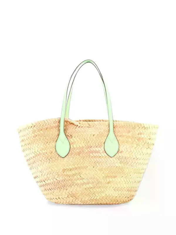 Gucci Small Open Woven Raffia Tote Bag