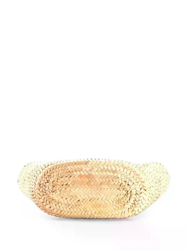 Gucci Small Open Woven Raffia Tote Bag