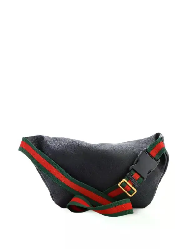 Gucci Logo Printed Leather Belt Bag