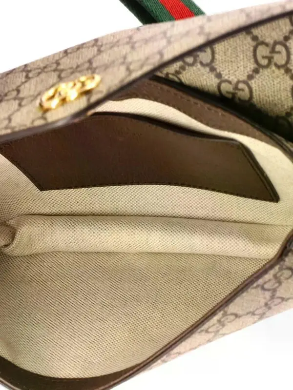Gucci Ophidia Envelope Flap Gg Coated Canvas Mini Shoulder Bag