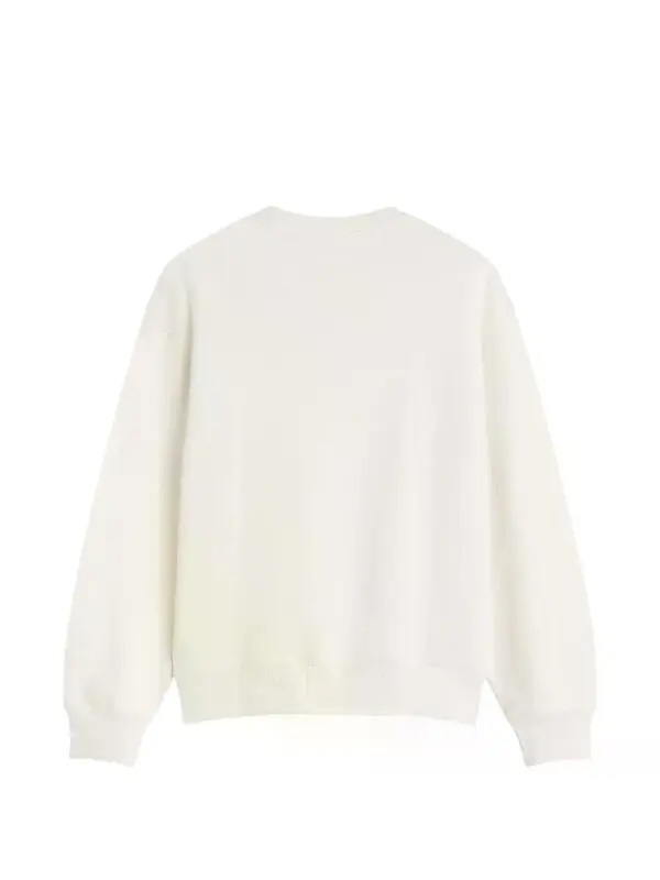 Maison Kitsuné Logo-print Sweatshirt - White