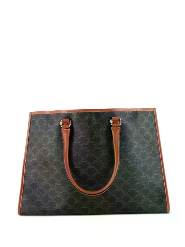 Celine Horizontal Cabas Triomphe Tote Bag - Brown
