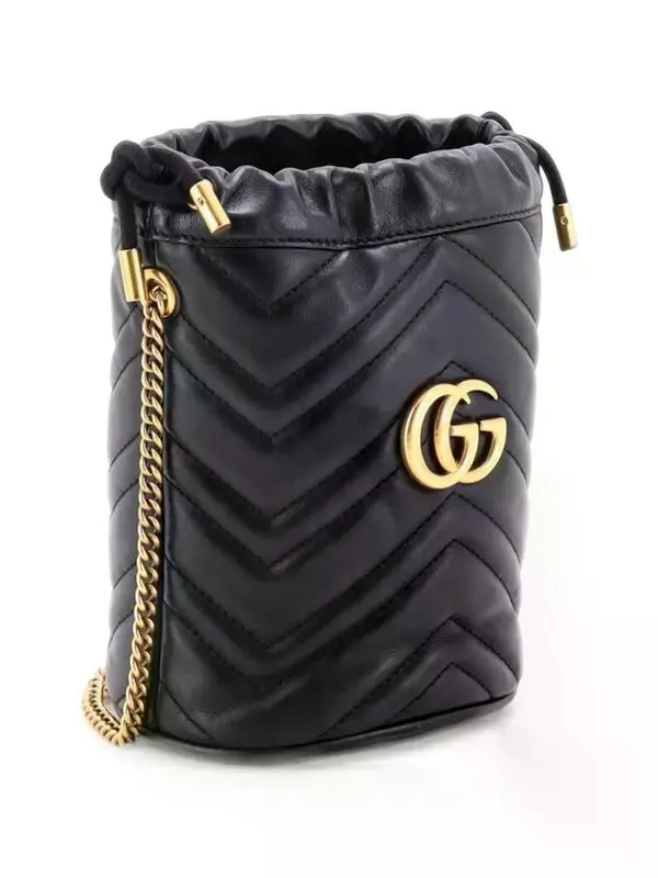 Gucci Gg Marmont Matelasse Leather Mini Bucket Bag