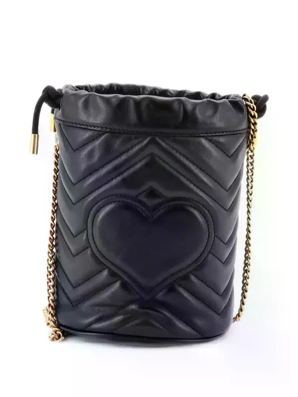 Gucci Gg Marmont Matelasse Leather Mini Bucket Bag