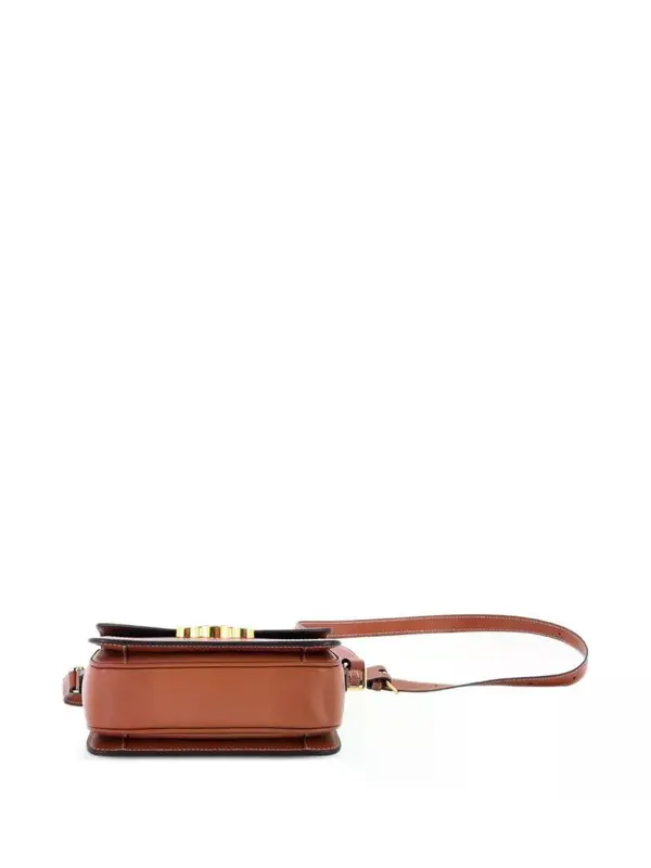 Celine Triomphe Coated Canvas Teen Shoulder Bag - Brown