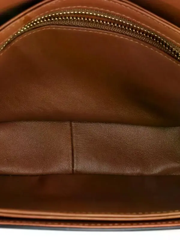 Celine Triomphe Coated Canvas Teen Shoulder Bag - Brown