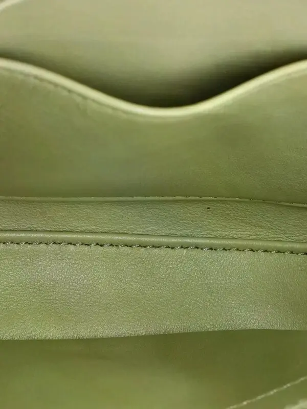 Celine 16 Top Handle Bag Smooth Calfskin Mini Satchel - Green