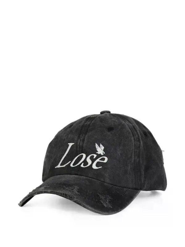 CAPTURE GALLERY Distressed Embroidered Cap