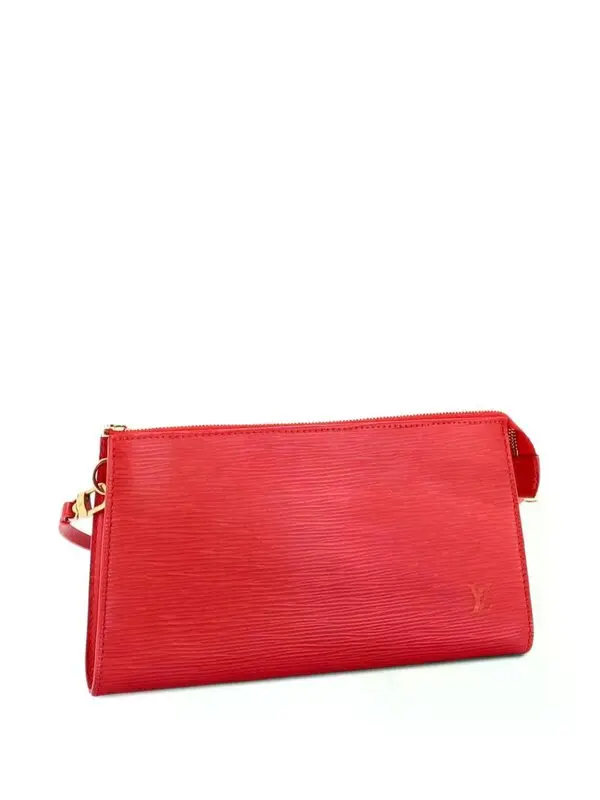 LOUIS VUITTON Pochette Accessoires Epi Leather Clutch Bag