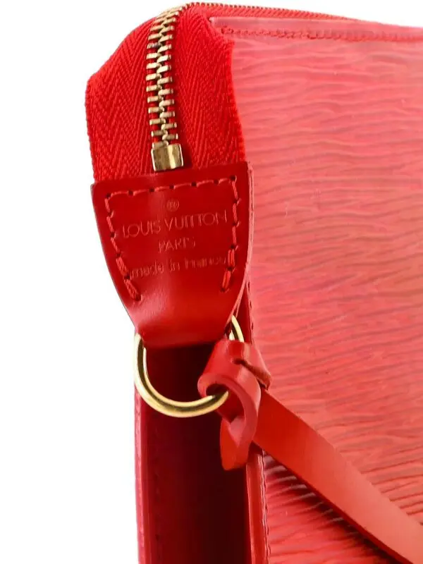 LOUIS VUITTON Pochette Accessoires Epi Leather Clutch Bag