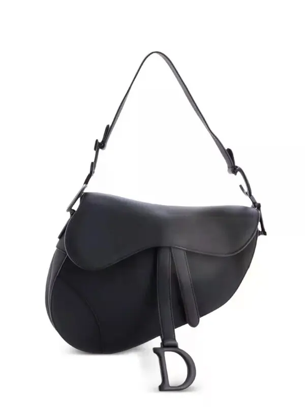 Dior Leather Medium Shoulder Bag - Black