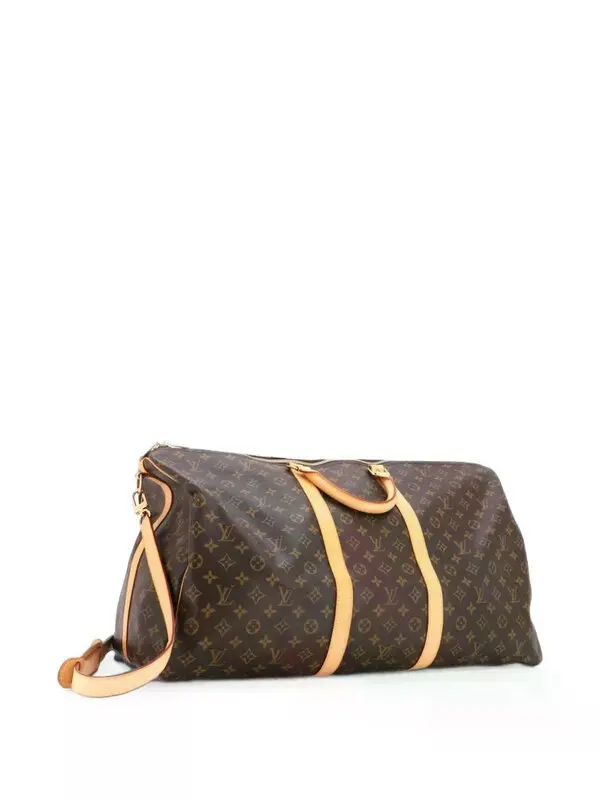 LOUIS VUITTON Keepall Bandouliere Bag Monogram Canvas 60 Travel Bag