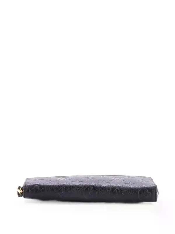 LOUIS VUITTON Clemence Wallet Monogram Empreinte Leather Small Wallets