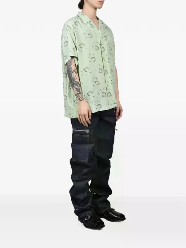 BOW WOW Handprint-print Short-sleeve Shirt