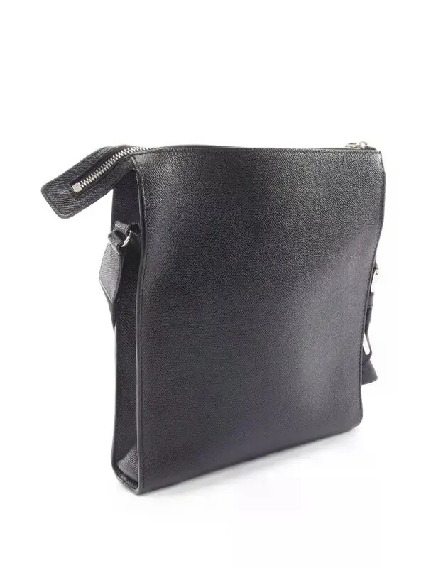 BVLGARI Grained Leather 2000s Shoulder Bag