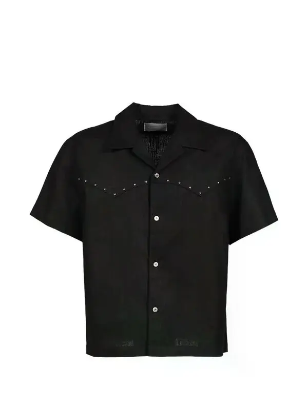 CEDARWOOD Dinner Studded Short-sleeve Shirt