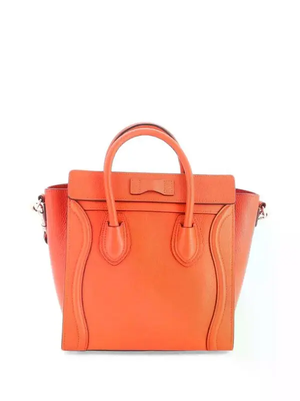 Celine Luggage Bag Grainy Leather Nano Crossbody Bag