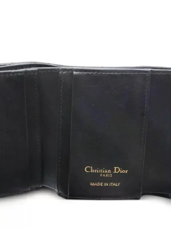 Dior 2010s Caro Hibiscus Wallet